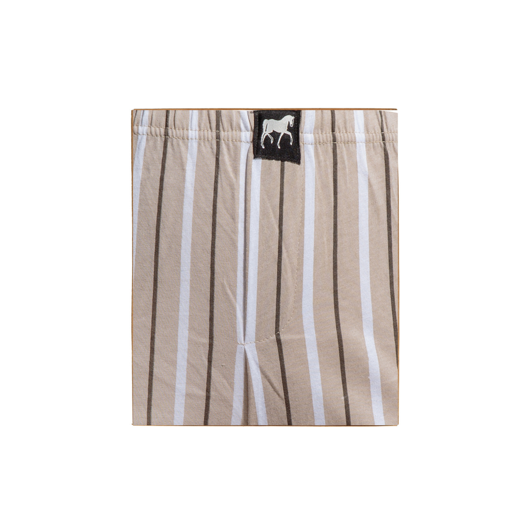Jersey Boxer - BEIGE STRIPER – Trotwear